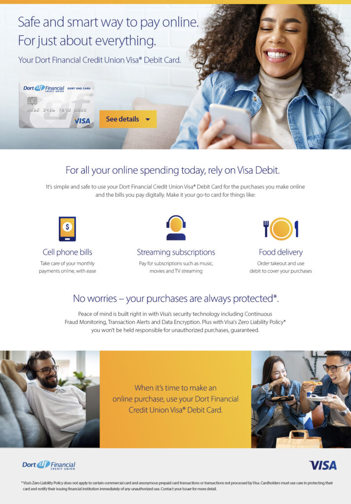 Visa Debit - Dort Financial Credit Union - Serving the State of Michigan