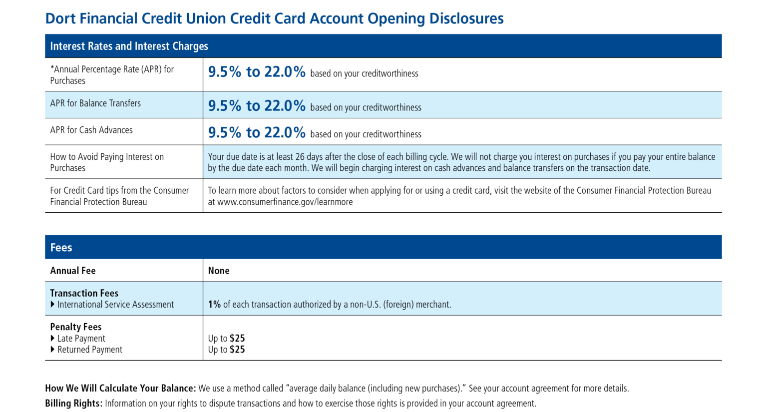 Platinum Visa - Dort Financial Credit Union - Serving the State of Michigan