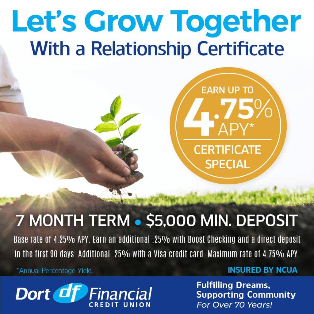 Savings and Investing Rates - Dort Financial Credit Union - Serving the ...