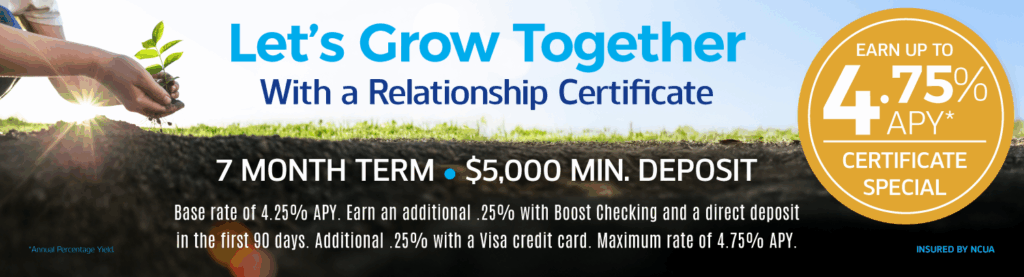Certificates - Dort Financial Credit Union - Serving the State of Michigan