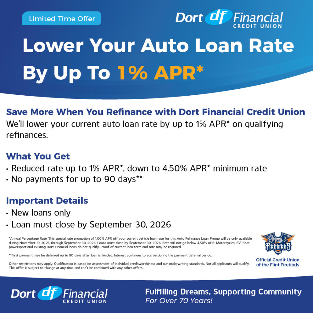 Auto Loans - Dort Financial Credit Union - Serving the State of Michigan
